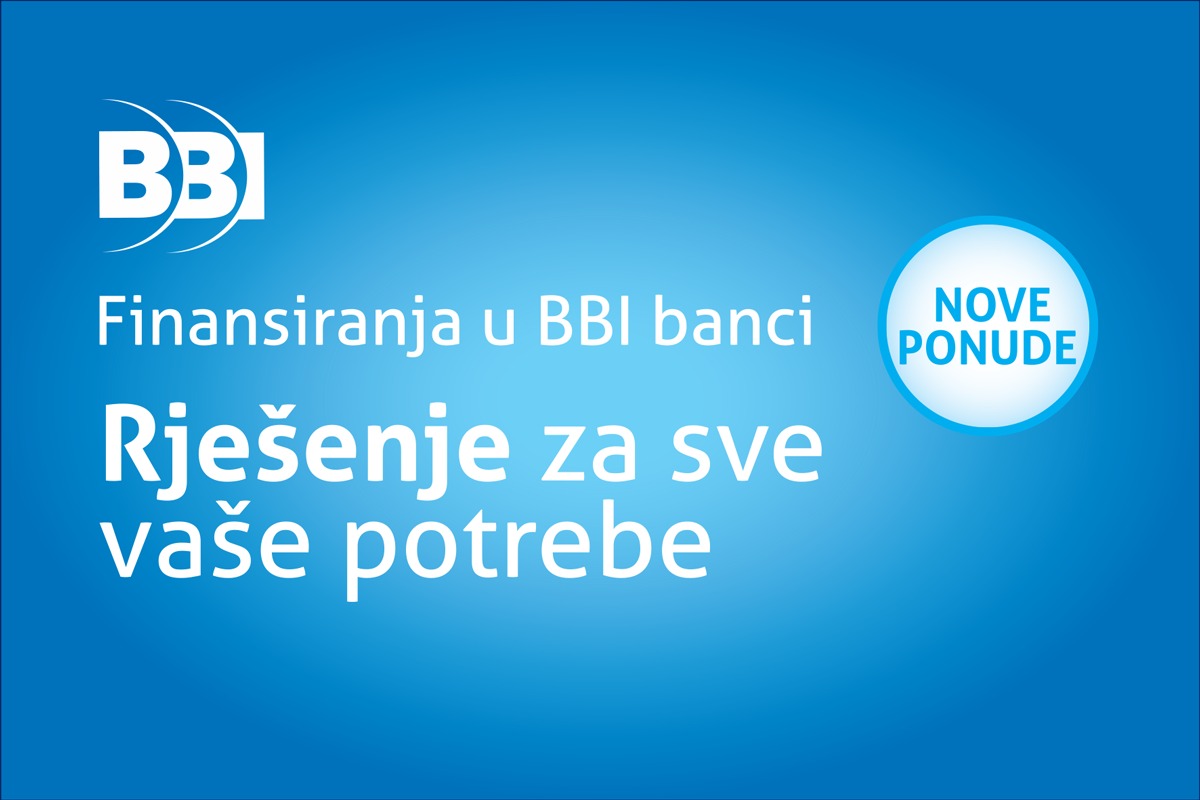 New: Financing at BBI Bank available to everyone | Bosna Bank International